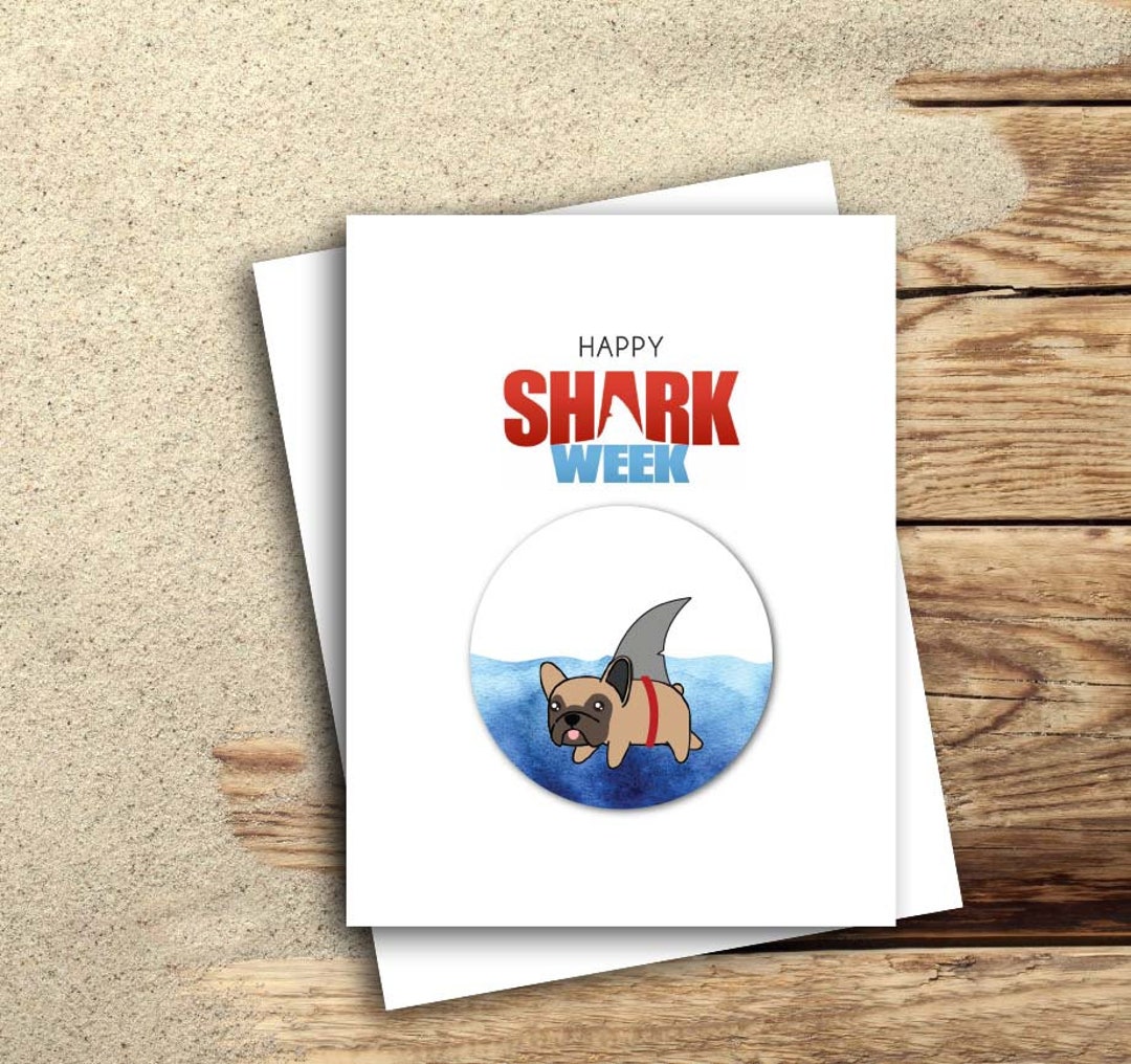 Shark Week Greeting Card | Shark Week Card | Shark Week | Shark Card ...