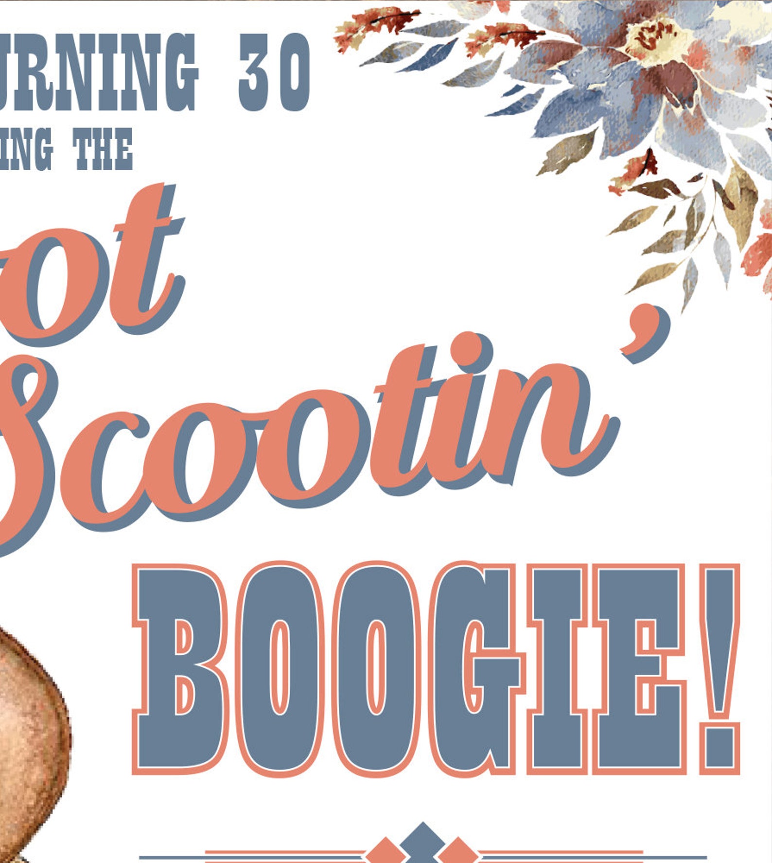 Boot Scootin Birthday Invitation Cowgirl Birthday Cowgirl - Etsy
