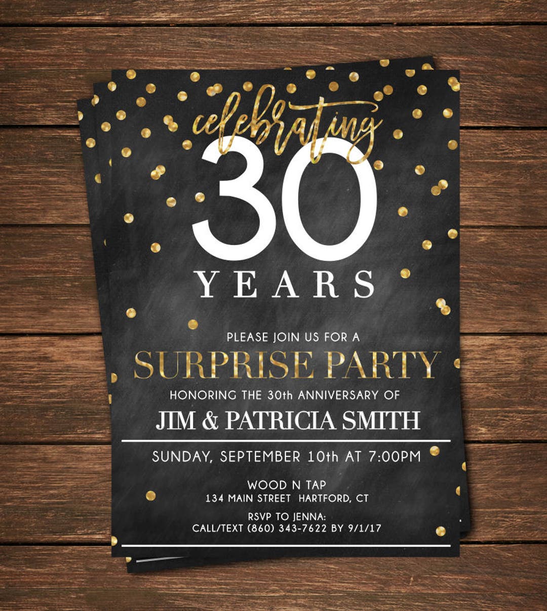 Anniversary Invitation | Anniversary Party | Anniversary Party ...