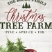 Christmas Card, Christmas Tree Farm, Tree Farm Christmas Card, Family ...