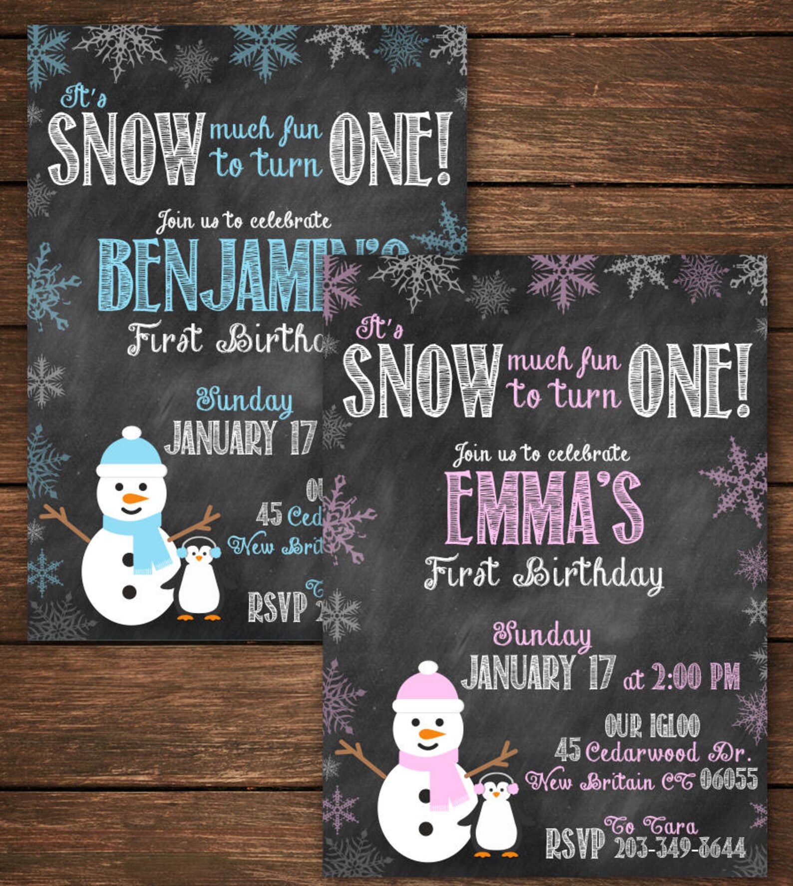 It's Snow Much Fun Invitation | It's Snow Much Fun to Be One Invitation ...