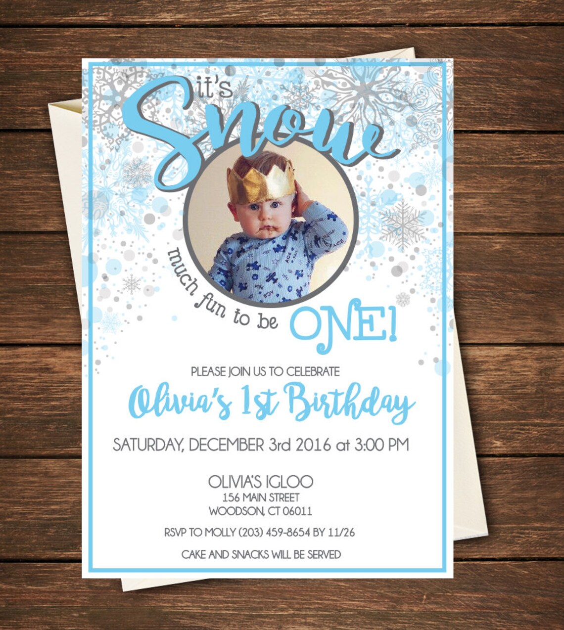 It's Snow Much Fun Invitation It's Snow Much Fun to - Etsy