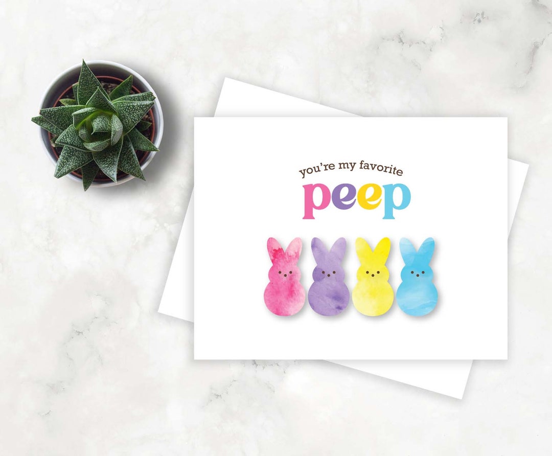 Easter Greeting Card | Bunny Greeting Card | Bunny Card | Easter Card ...