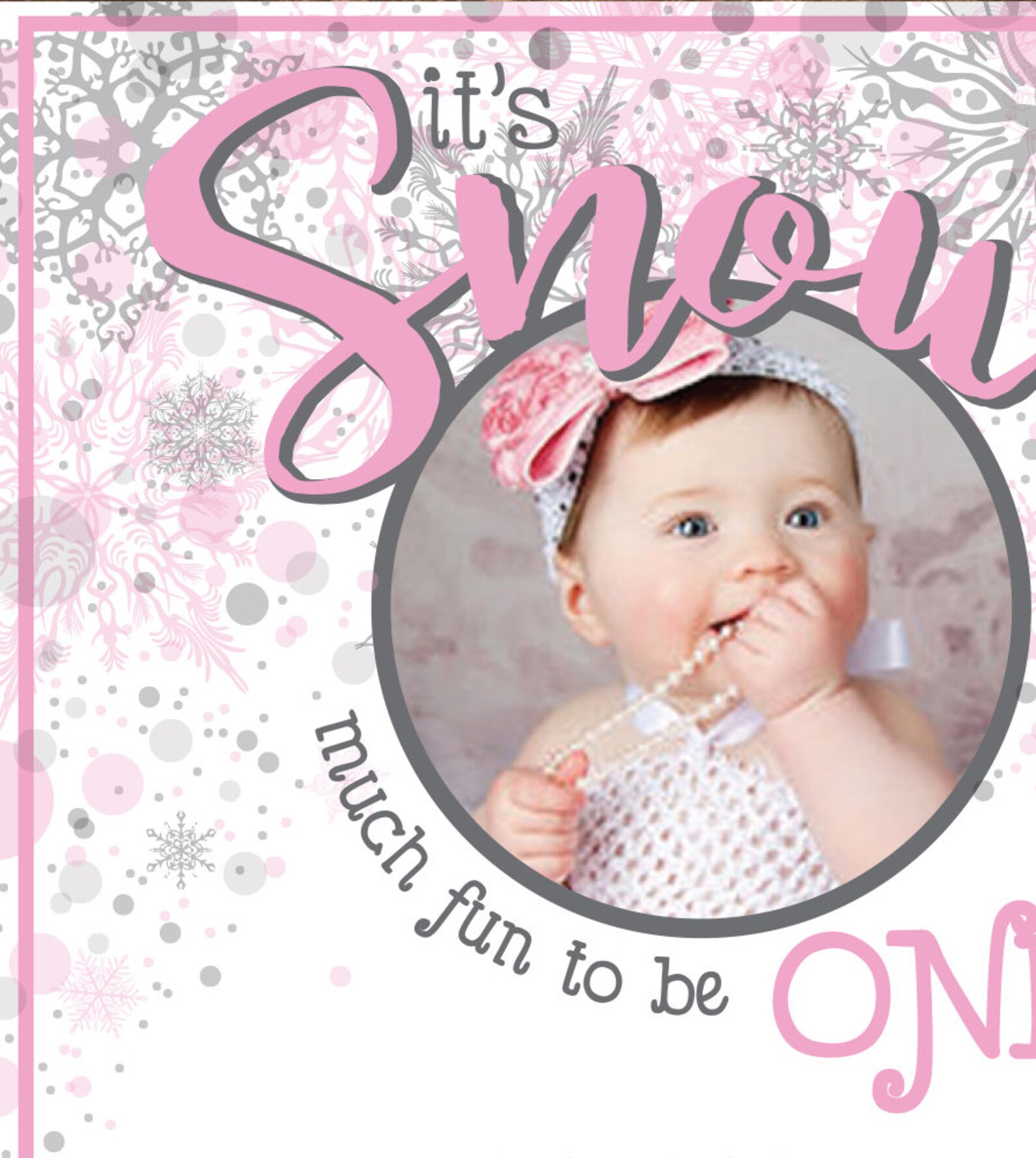 It's Snow Much Fun Invitation It's Snow Much Fun to | Etsy