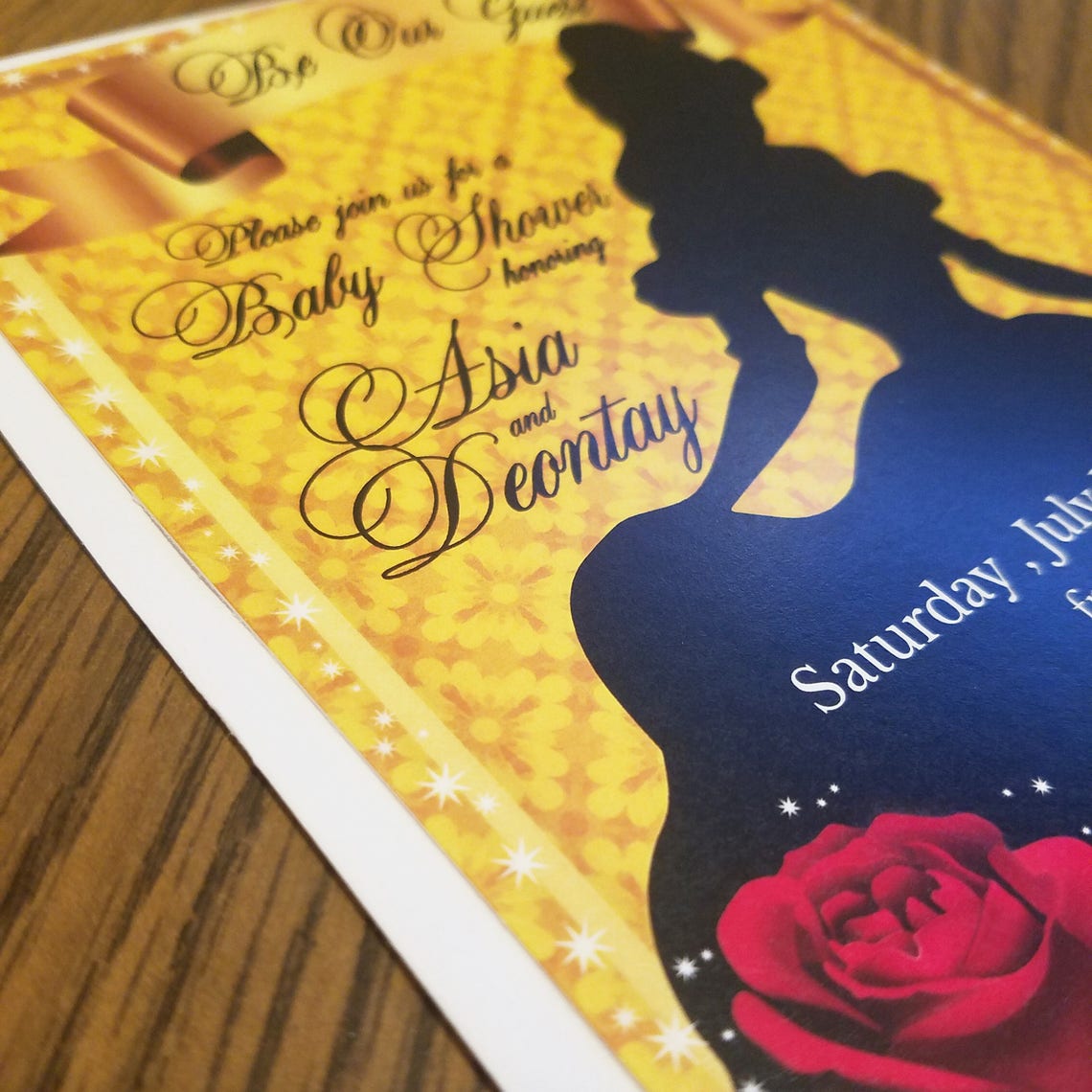 Be Our Guest Invitation Be Our Guest Birthday Be Our Guest - Etsy