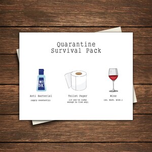 Quarantine Greeting Card | Social Distancing Card | Social Distancing ...