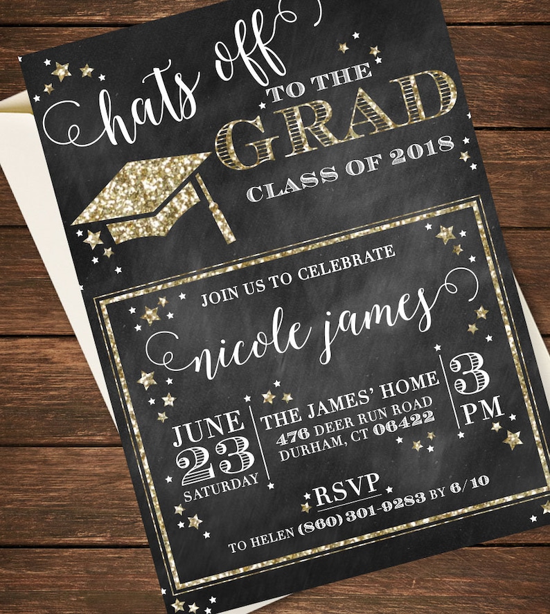Graduation Invitation Graduation Party Graduation Party - Etsy