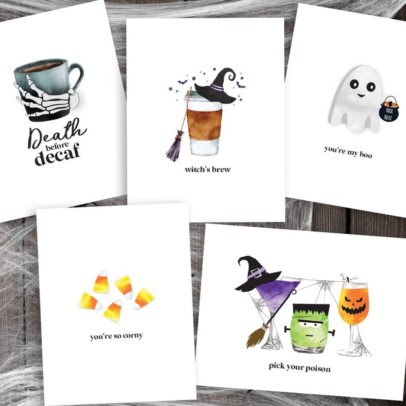 Halloween Cards - Etsy