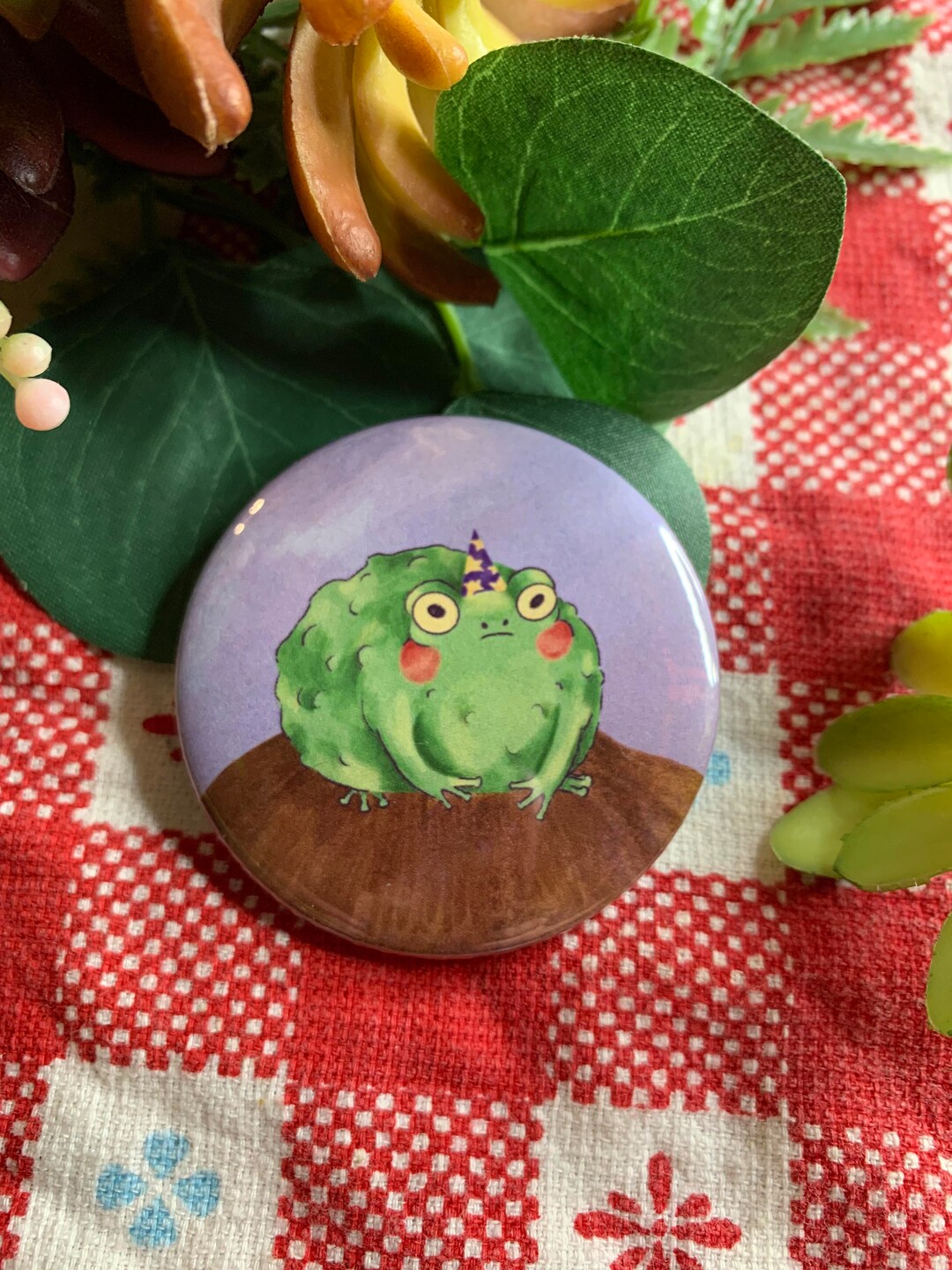 Magical Frog Button 2.75 In - Etsy