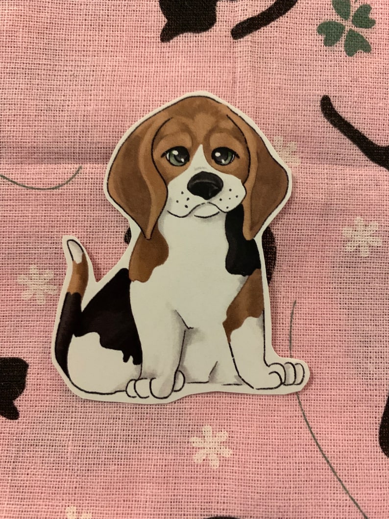 Beagle Dog Sticker - Etsy