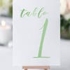 LIGHT BLUE Watercolor Wedding Table Numbers 1-10 // table Cards ...