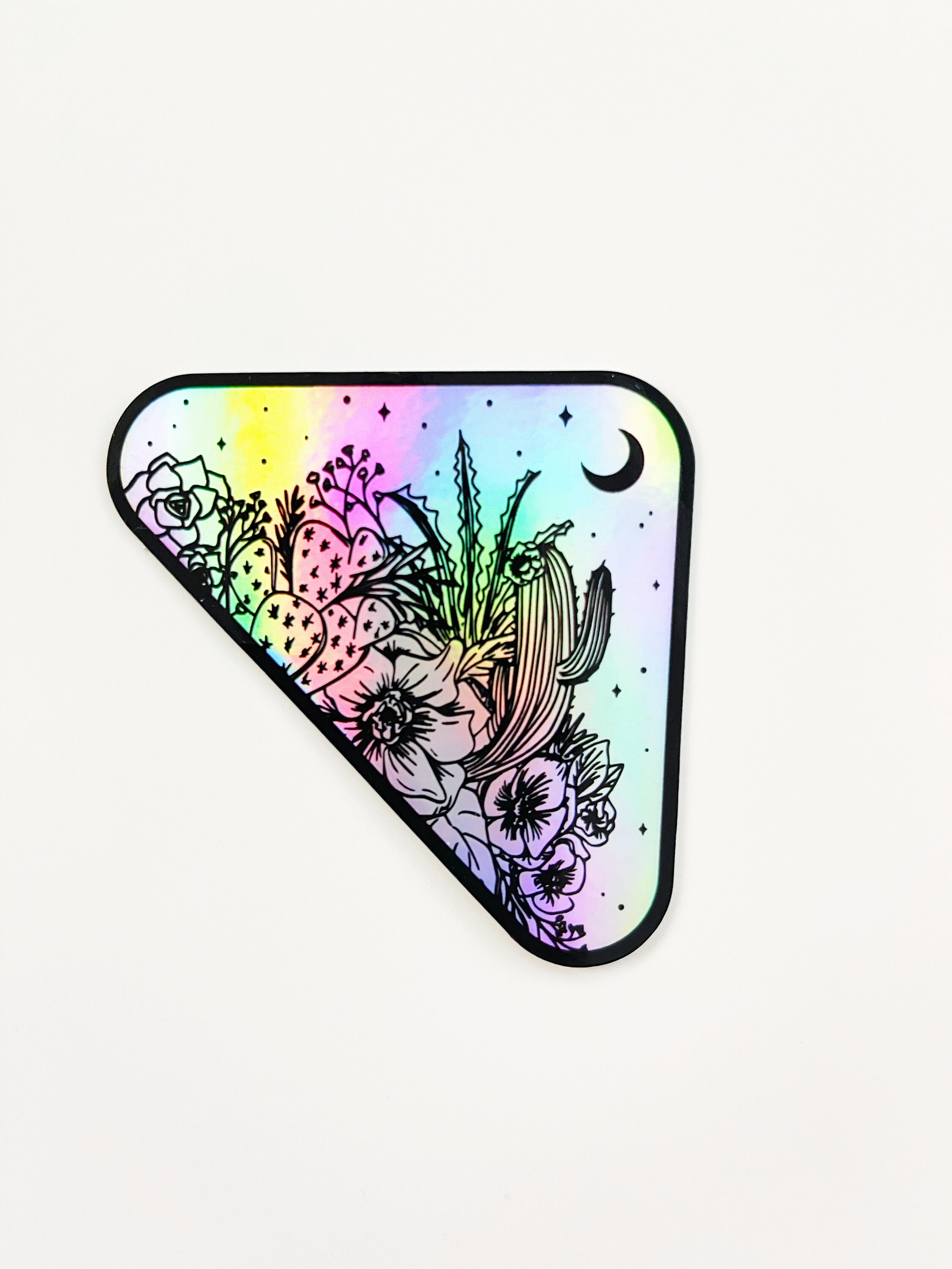 Holographic Desert Flowers Sticker // Desert Rose / Succulent / Cactus ...