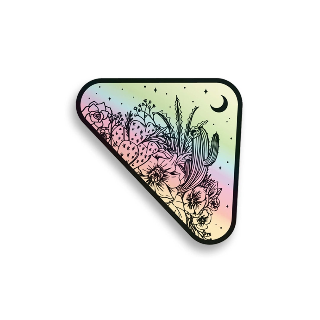 Holographic Desert Flowers Sticker // Desert Rose / Succulent / Cactus ...