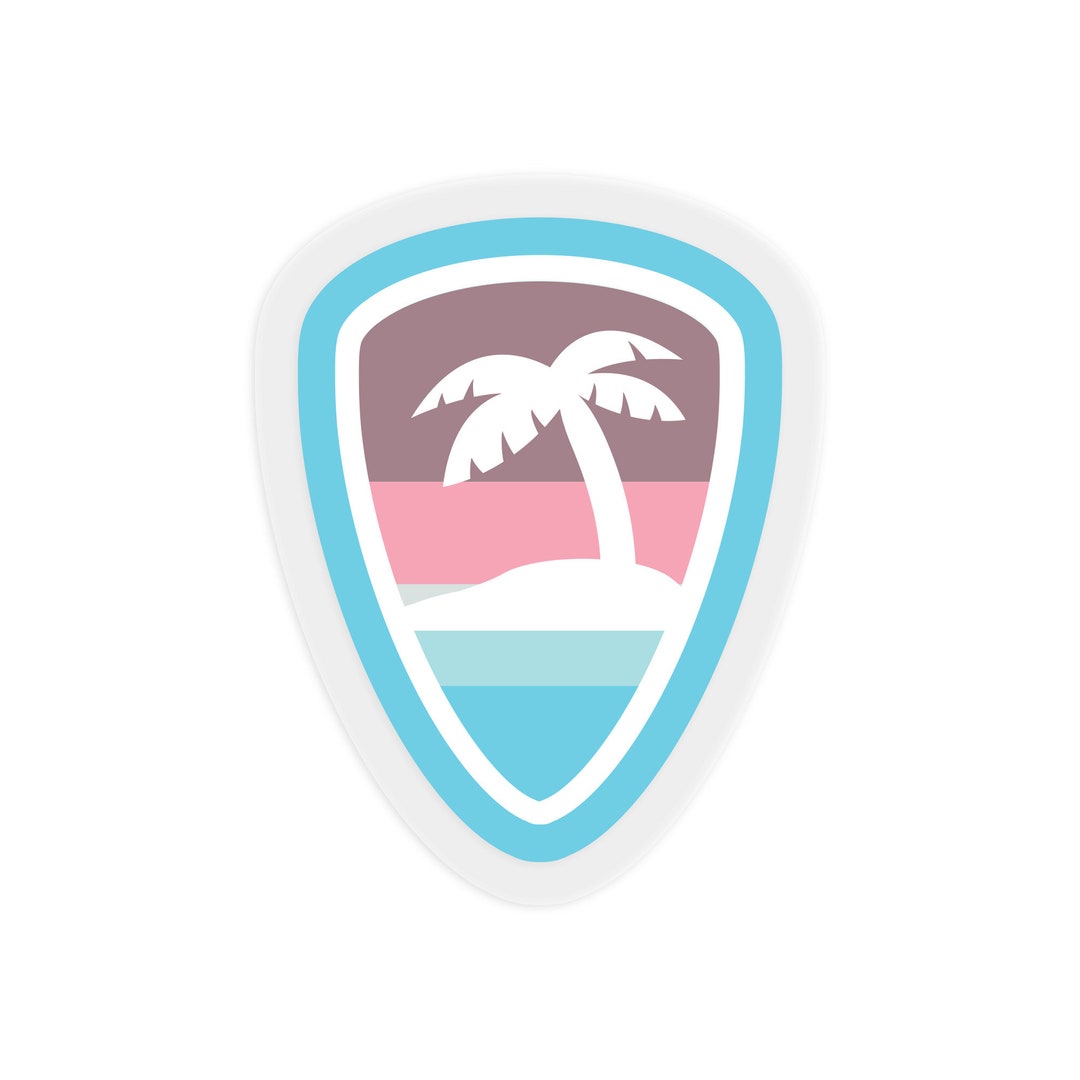 Piece of Paradise Acrylic Pin // Lapel Pin / Tropical Pin / Pin ...