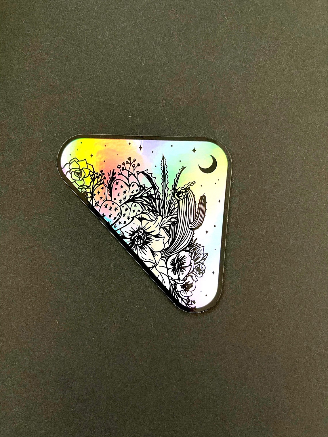 Holographic Desert Flowers Sticker // Desert Rose / Succulent / Cactus ...