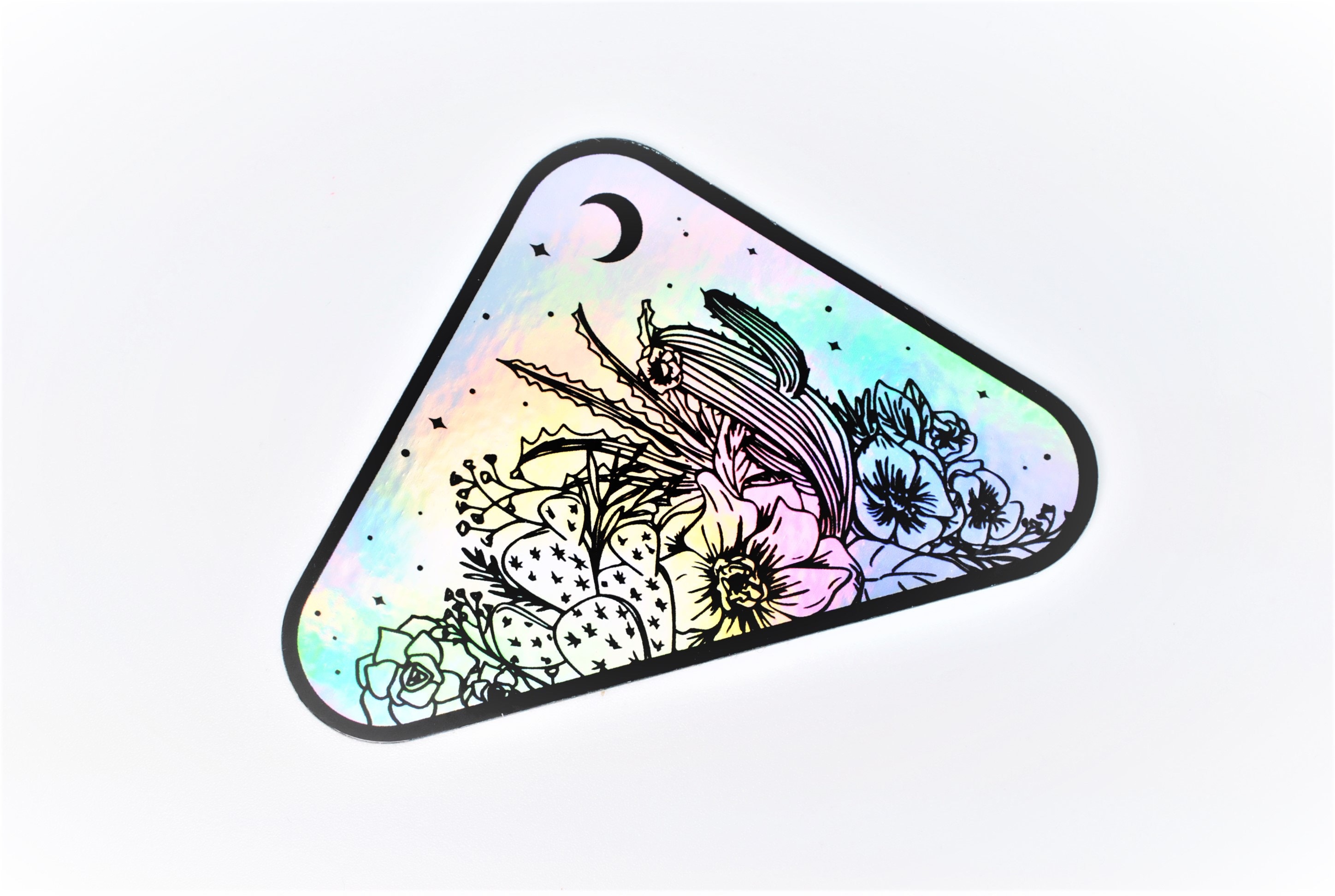 Holographic Desert Flowers Sticker // Desert Rose / Succulent / Cactus ...