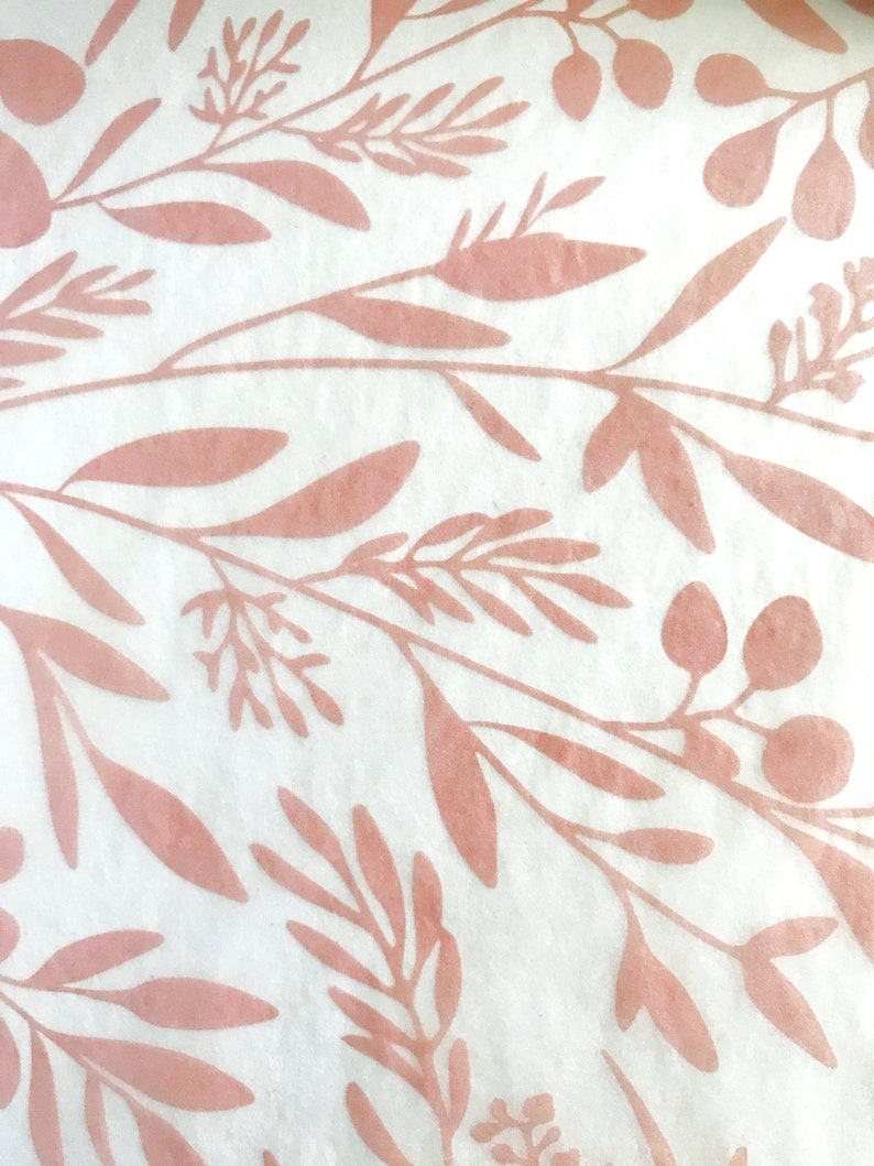 Pink Floral Tissue Paper Pack of 6 // Gift Wrap / Flower - Etsy