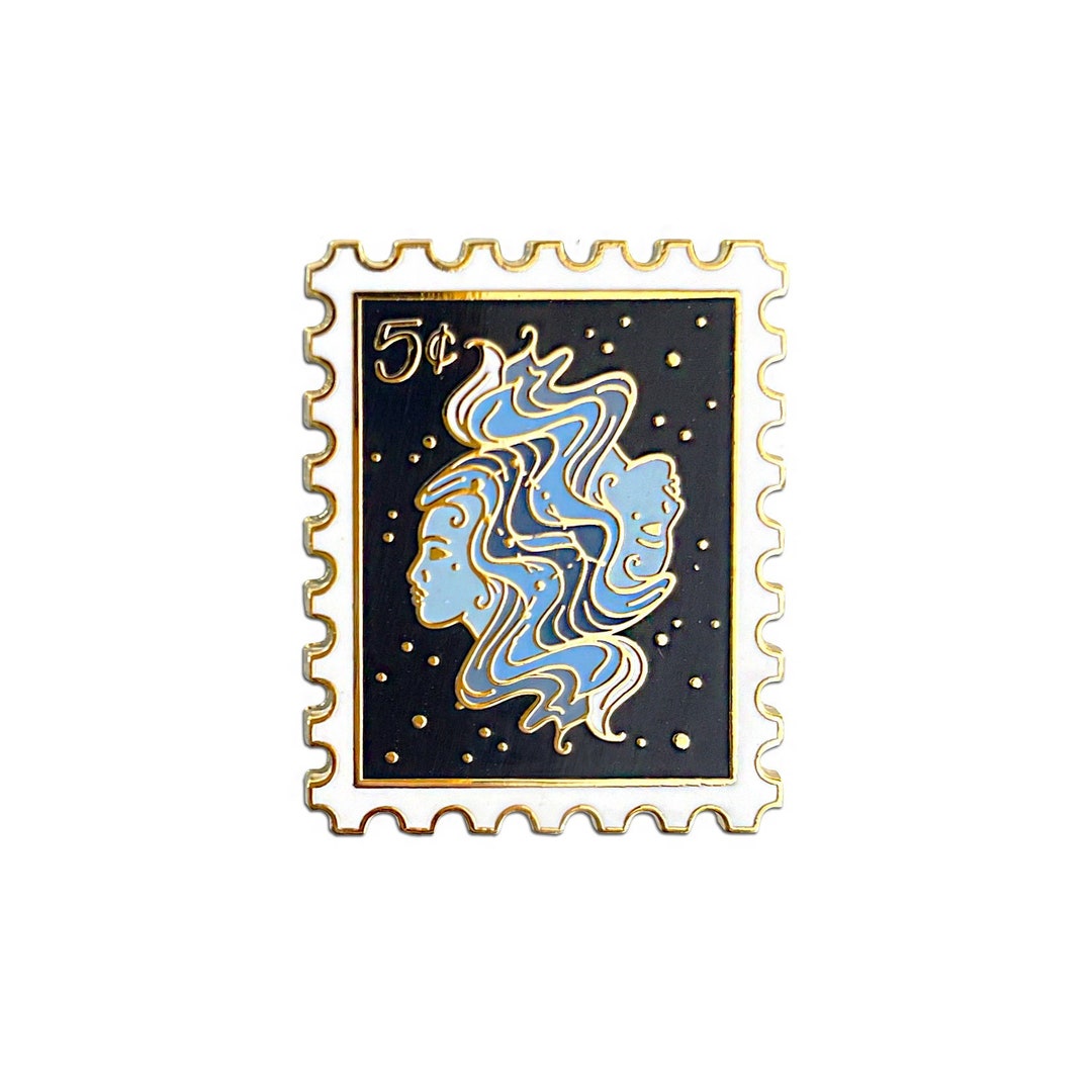 Gemini Zodiac Enamel Pin // Zodiac / Star Sign / Witchy Pin / Birth ...