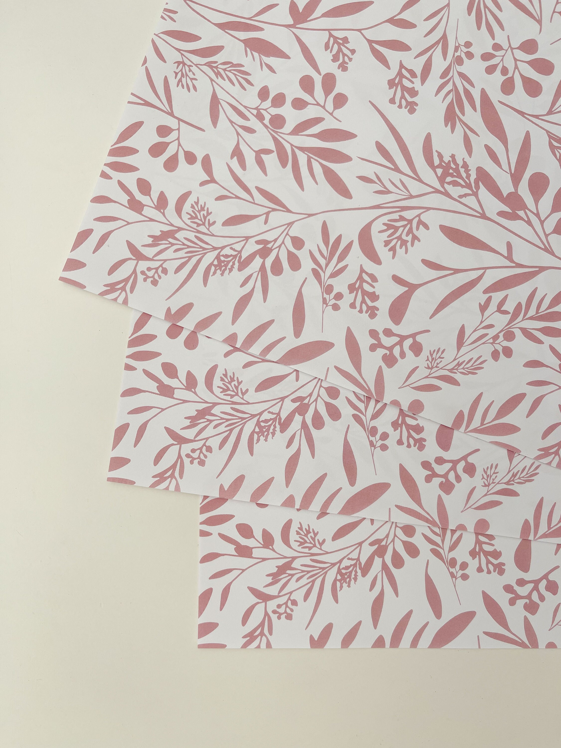 Pink Flora Wrapping Paper // Gift Wrap / Flower Pattern / - Etsy UK