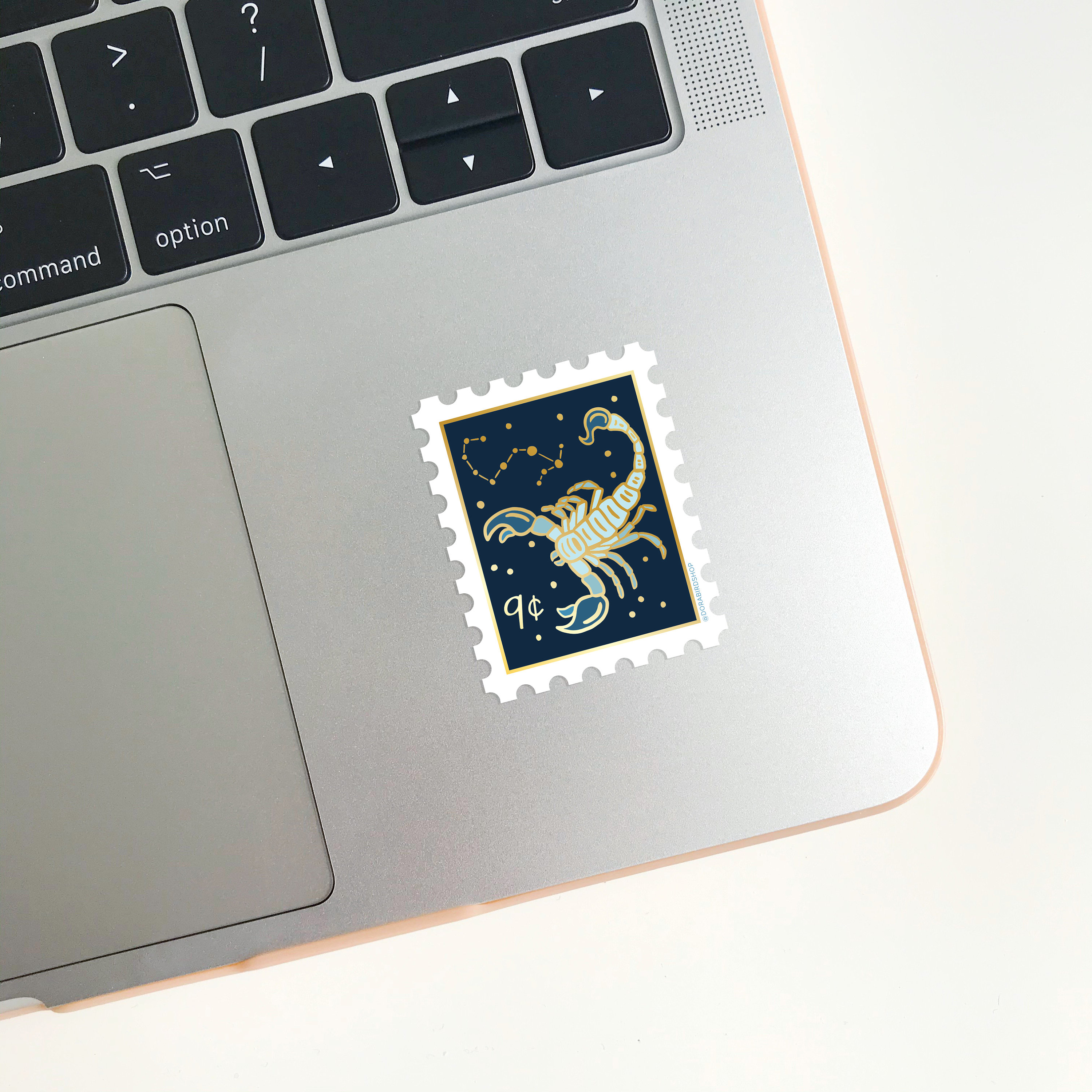 Scorpio Zodiac Stamp Sticker // the Scorpion / Zodiac Sticker / Star ...