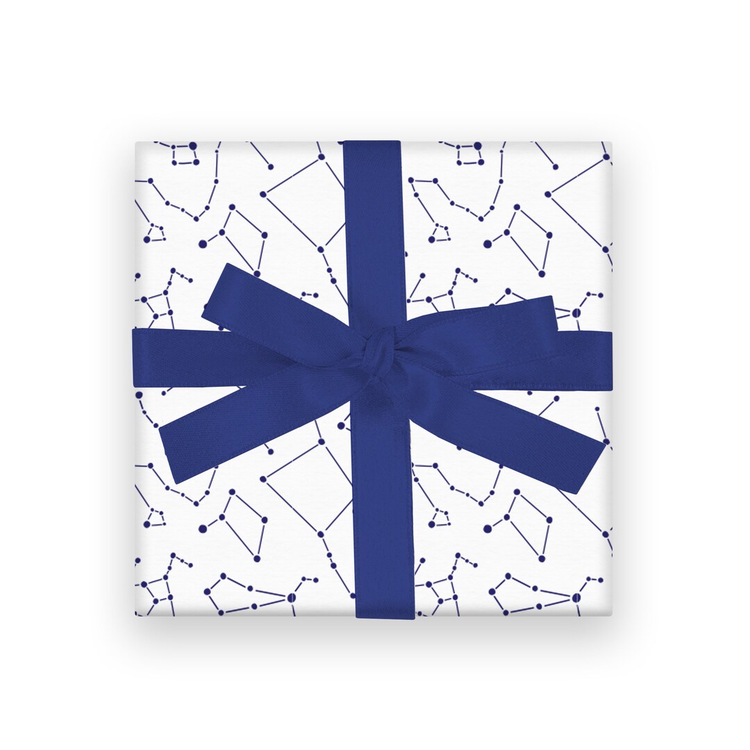 Constellation Wrapping Paper // Gift Wrap / Constellation Pattern ...