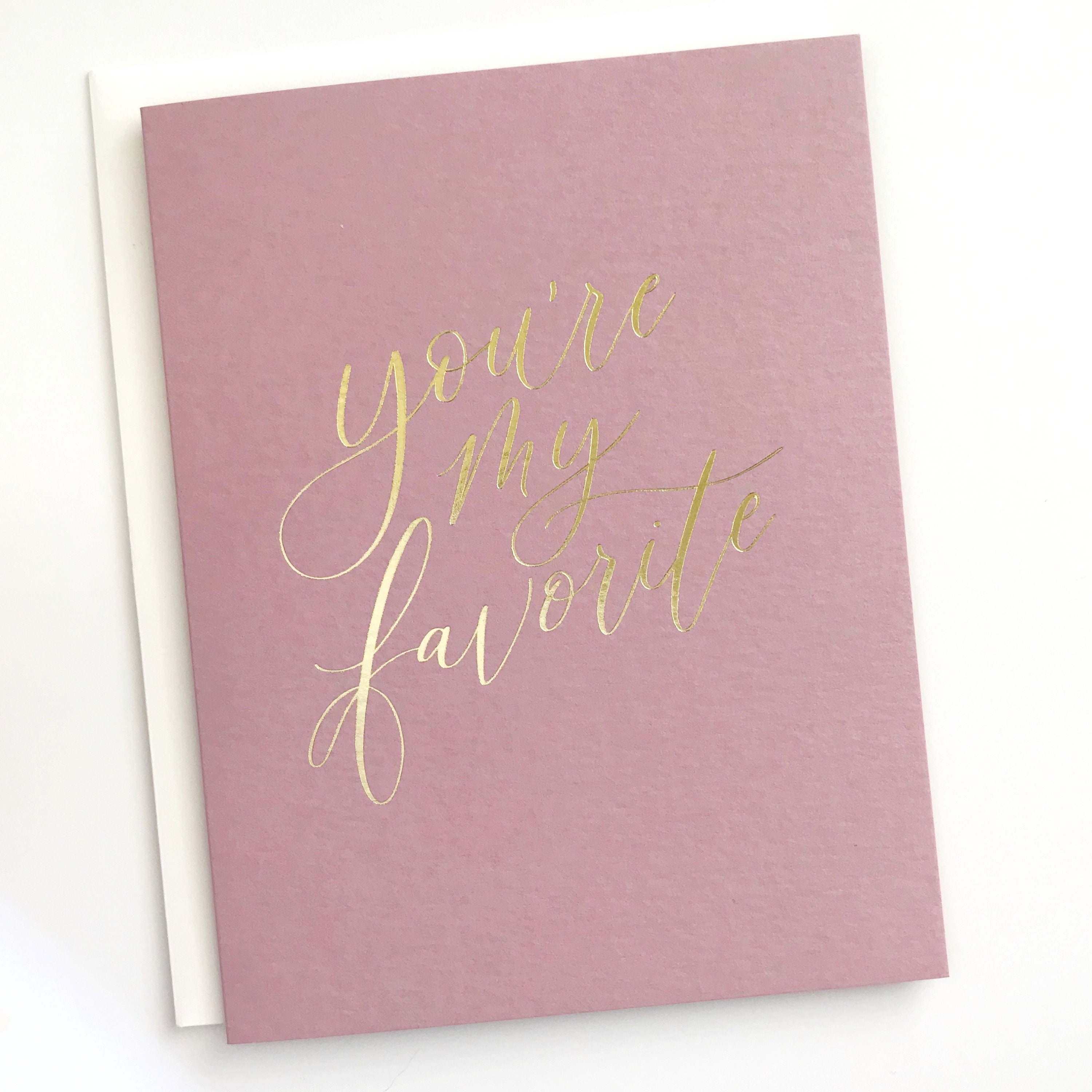 You're My Favorite Card // Anniversary Card / I Love You / Wedding Card ...