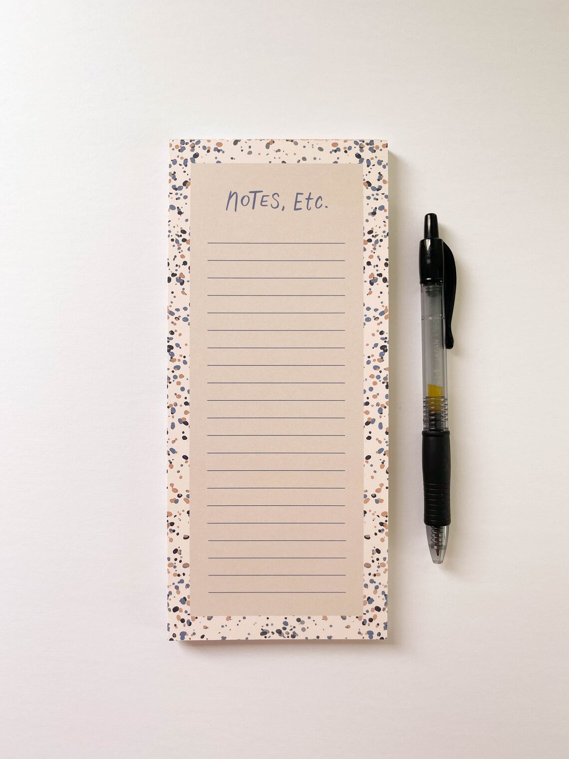 Notes Etc. Notepad //lined Notepad / Letters Notepad / To-do - Etsy