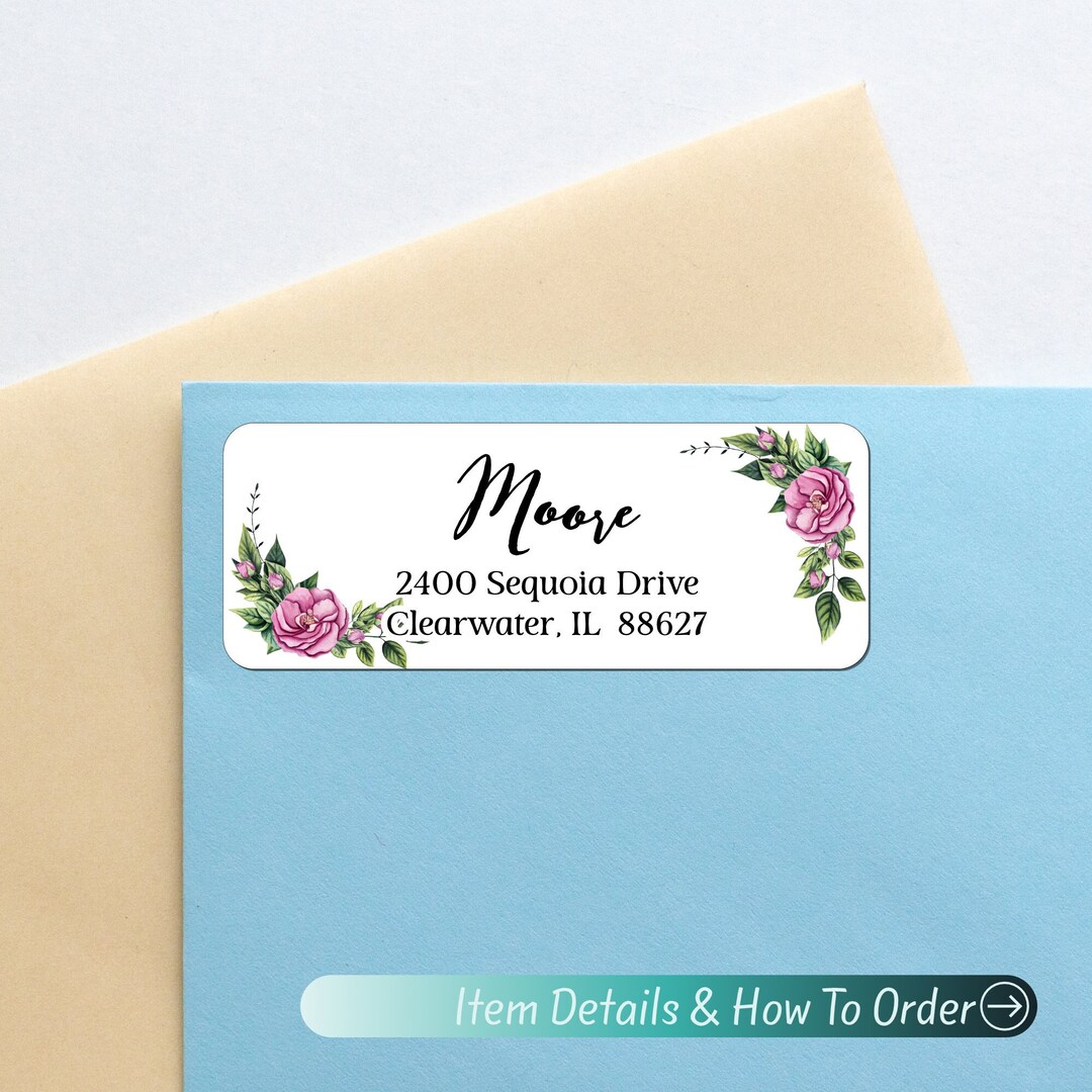 Return Address Labels - Elegant Custom Mailing Solutions - Etsy