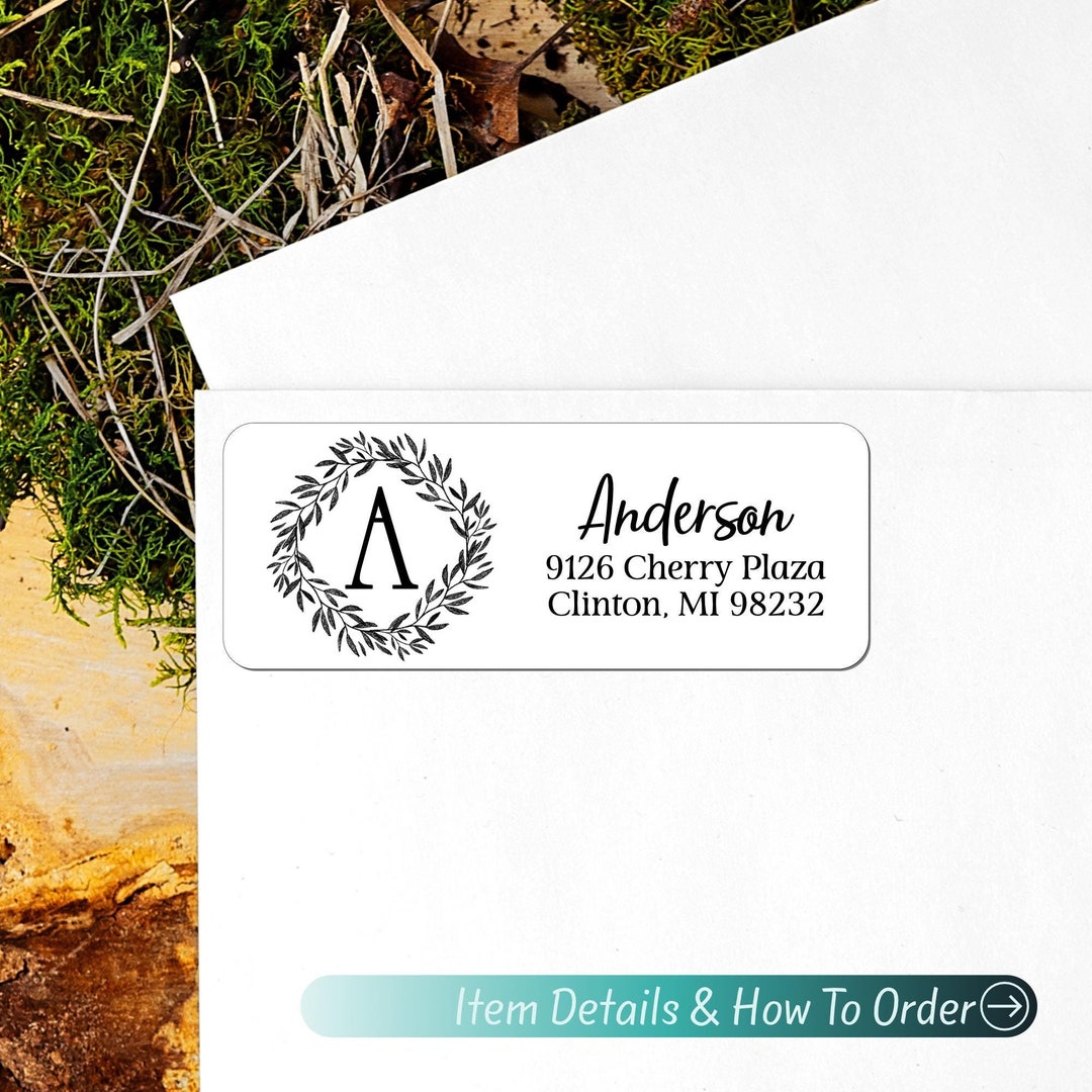 Return Address Labels - Elegant Custom Mailing Solutions - Etsy