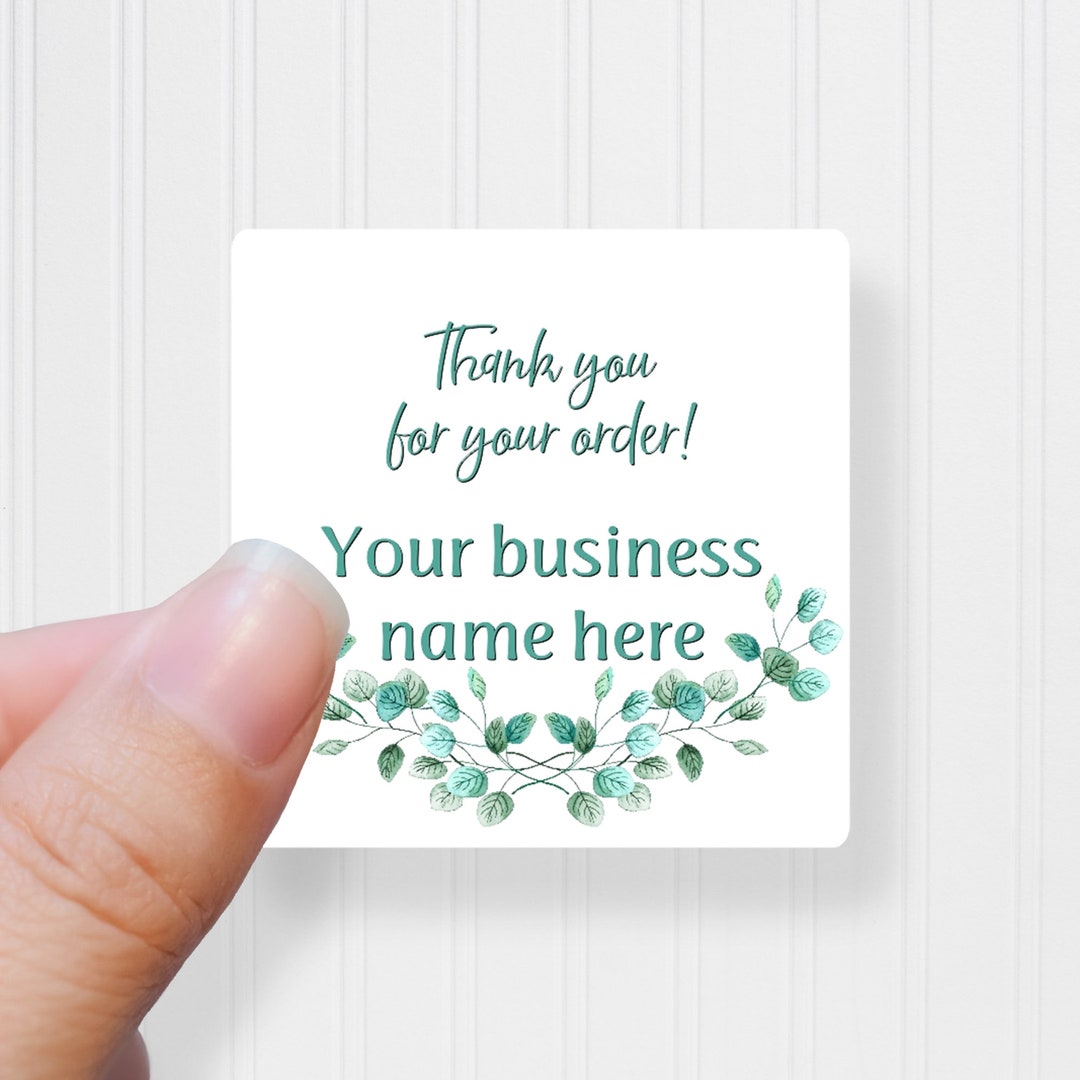 Personalized Business Sticker Pack: Custom Logo Labels for Small ...