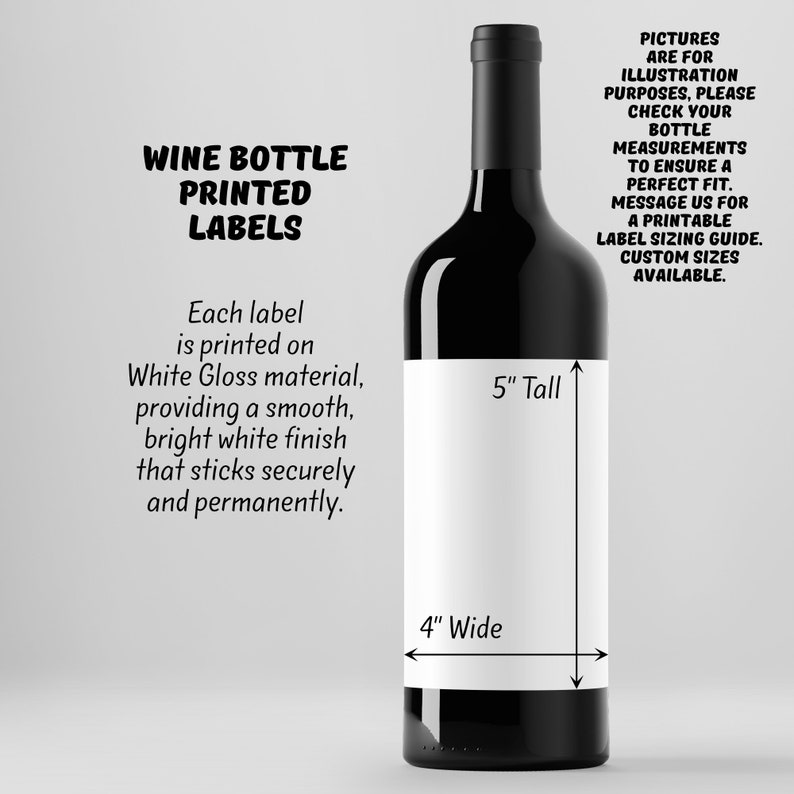 Custom Birthday Wine Label - Personalized Gift - Etsy