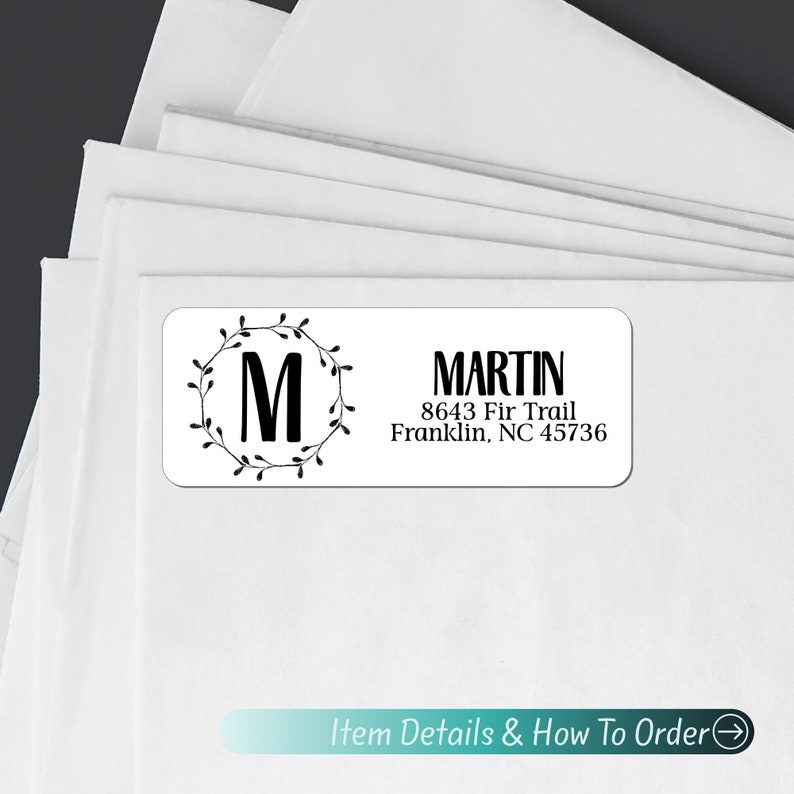 Return Address Labels - Elegant Custom Mailing Solutions - Etsy