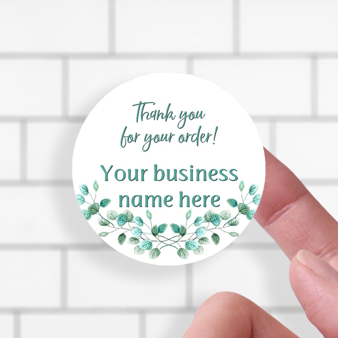 Personalized Business Sticker Pack: Custom Logo Labels for Small ...