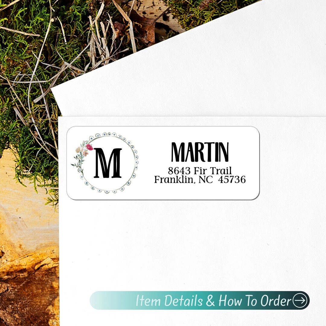 Return Address Labels - Elegant Custom Mailing Solutions - Etsy