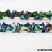 M/ Abalone Shell 10x15mm Flat Bone Beads 15.5" Strand Sea Shell Dog ...