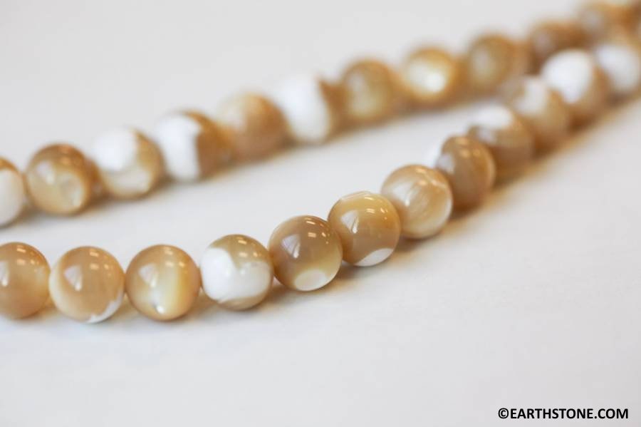 Assorted Gemstones Round Loose Gemstones 10mm Conch Shell Beads,Queen ...
