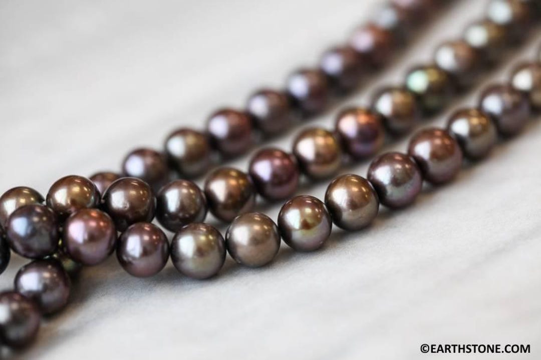 M/ Freshwater Pearl 8.5-9mm Potato Beads 16" Strand Size Varies ...