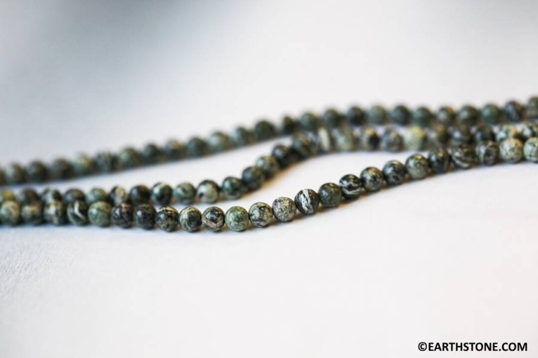 XS/ Zebra Jasper 3mm Round Beads 16" Strand Natural Jasper Gemstone ...