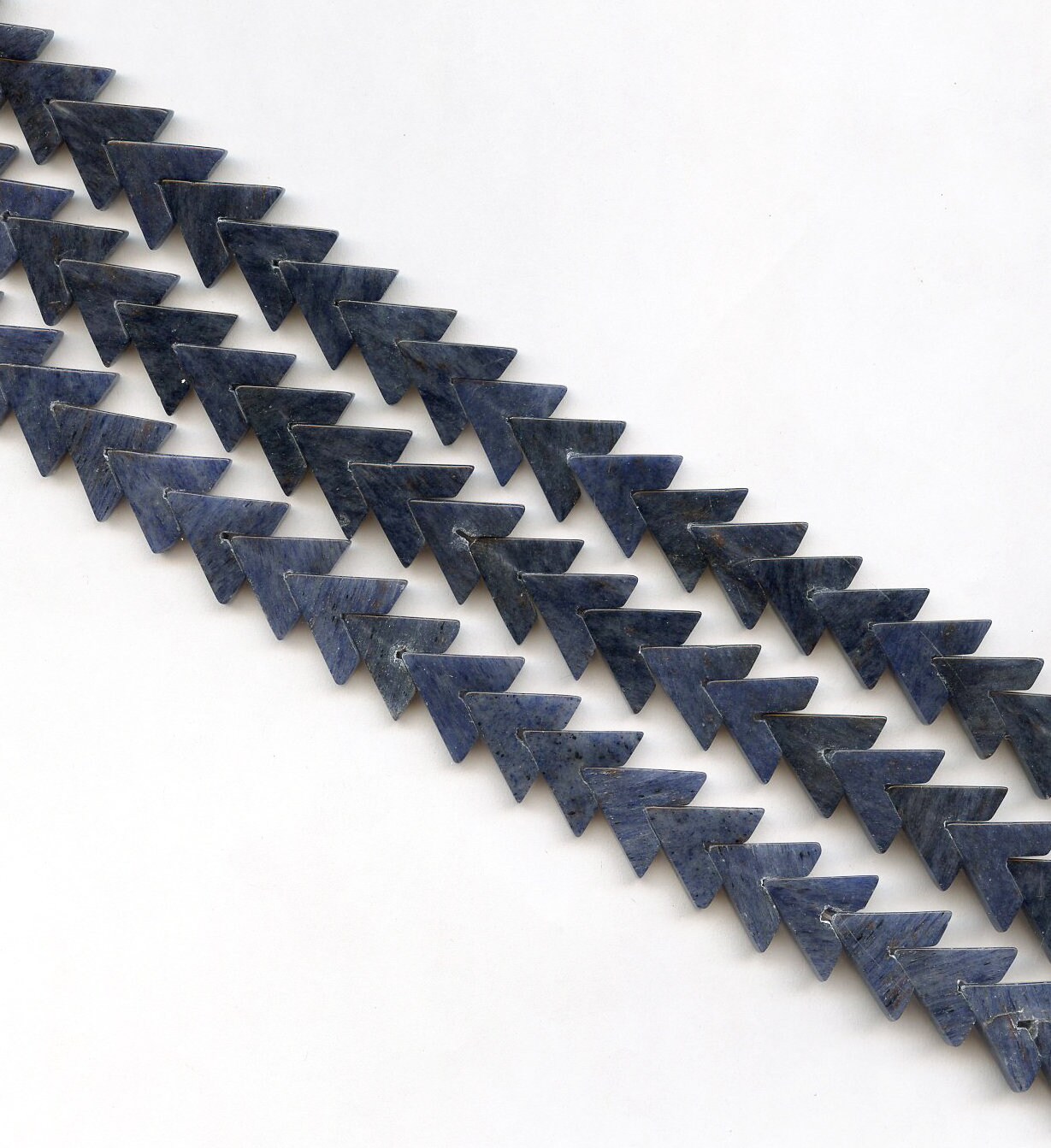 L/ Blue Aventurine 16x16mm V-shaped Beads. About 30 Pc per - Etsy