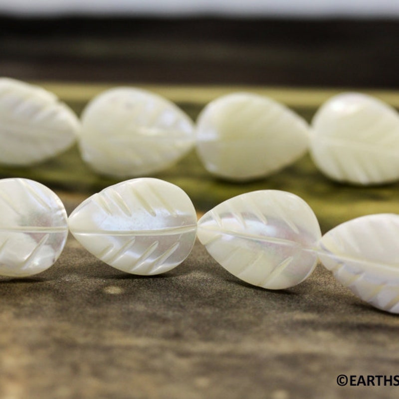 Flat Pearl Beads - Etsy