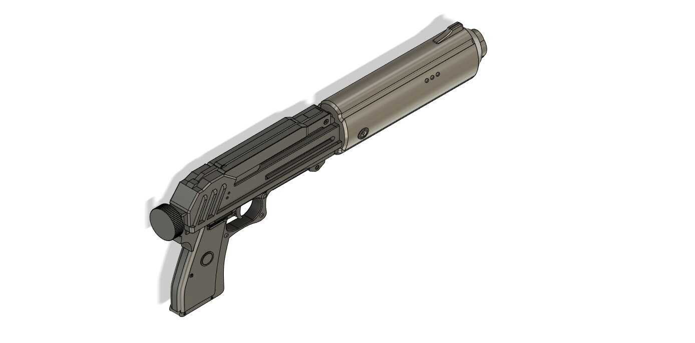 DC17S Battlefront Style 3d Model silenced Version Included - Etsy UK