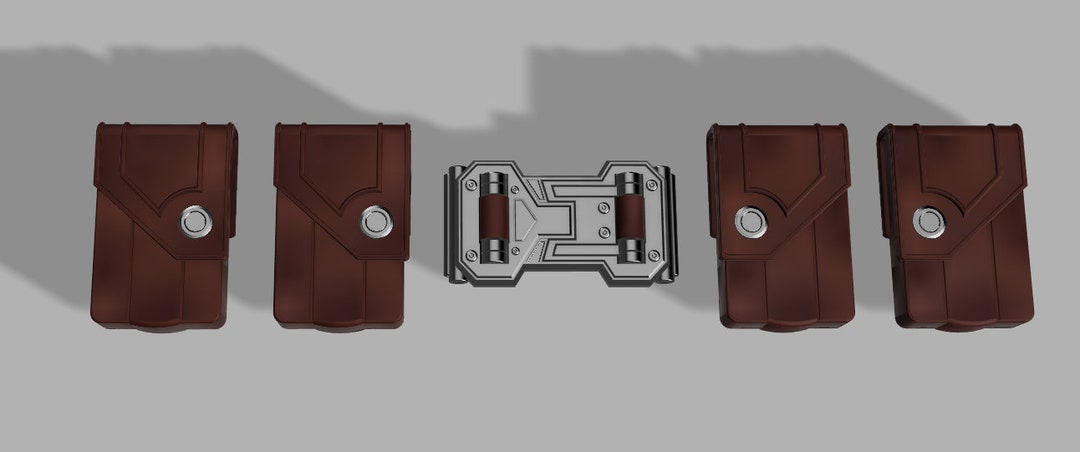 Star Lord (comic Suit) Belt Pieces - 3d File STL - Etsy