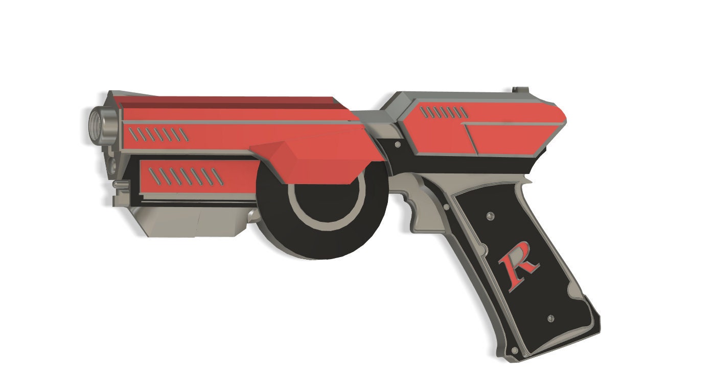Red Hood Pistol 3d File STL - Etsy