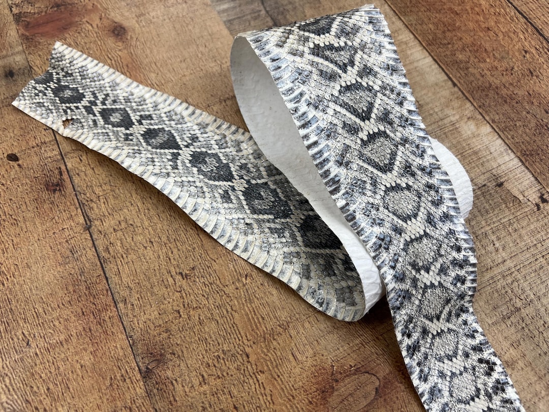 Eastern Diamondback Rattlesnake Hide, Snake Skin, Snake Leather, #981 ...