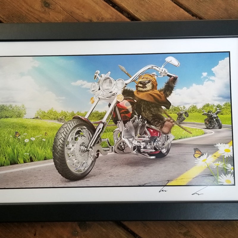 Ewok on a Bike - Etsy