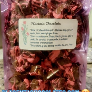 Placenta Truffle Chocolates! Placenta Encapsulation Chocolates! Great ...