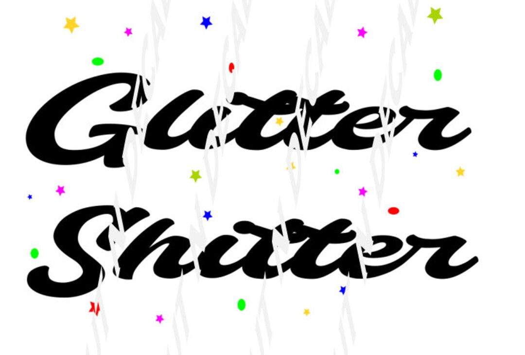 Glitter Shitter SVG, Designs, PNG, Decal, HTV, Stencil, Template ...