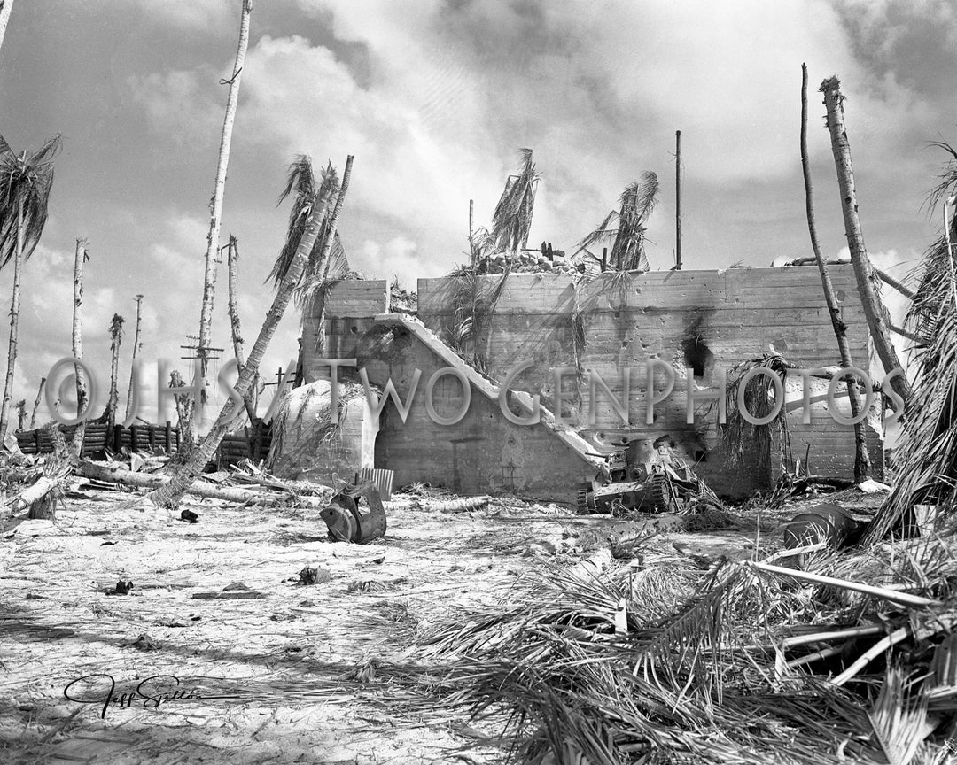 Historic WWII Photo, Marines, WWII, Battle Photo, Tarawa, Betio ...