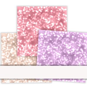 Bokeh Digital Paper Set Rainbow Background Pastel Instant Download - Etsy