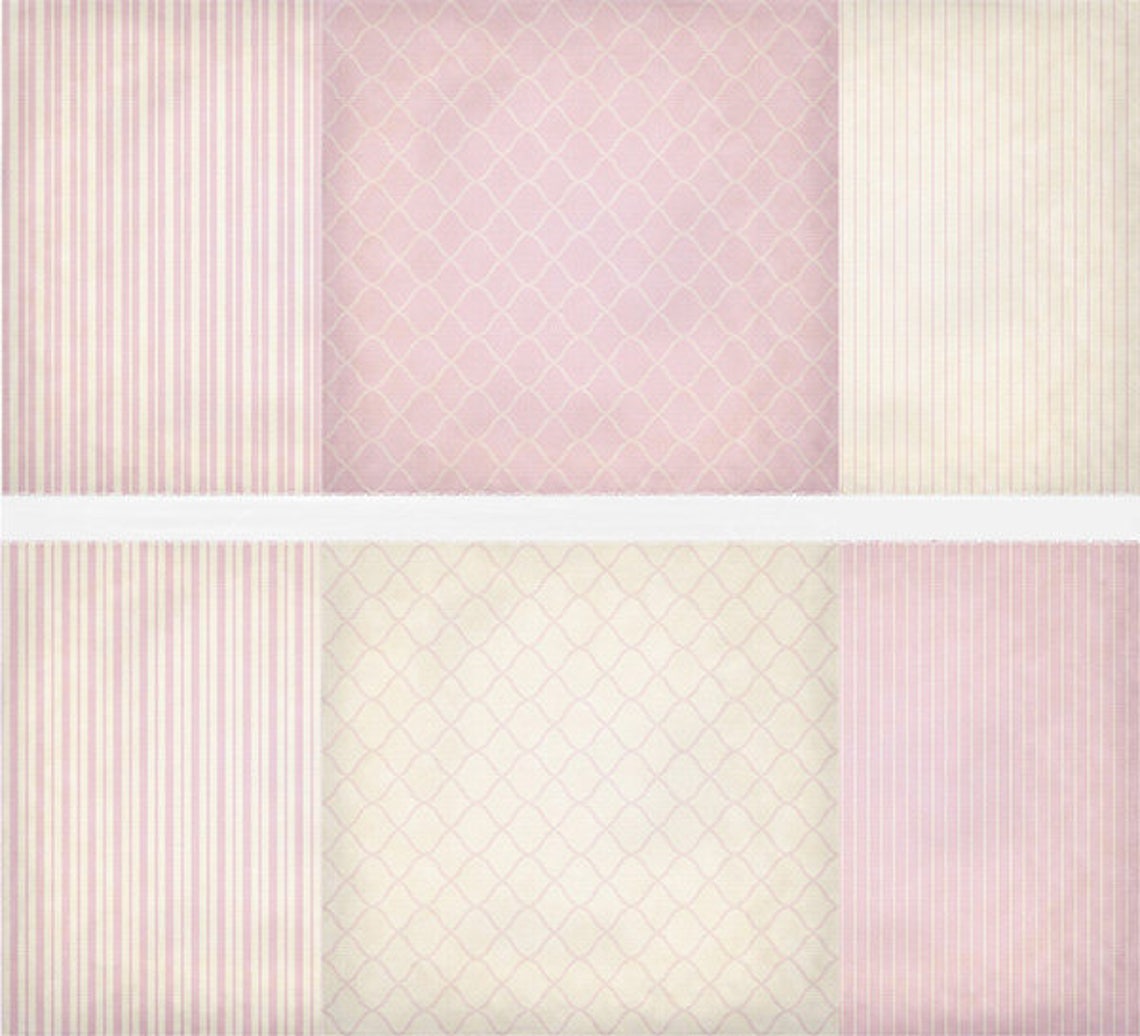 Shabby Chic Baby Pink Digital Paper-baby Girl Digital - Etsy